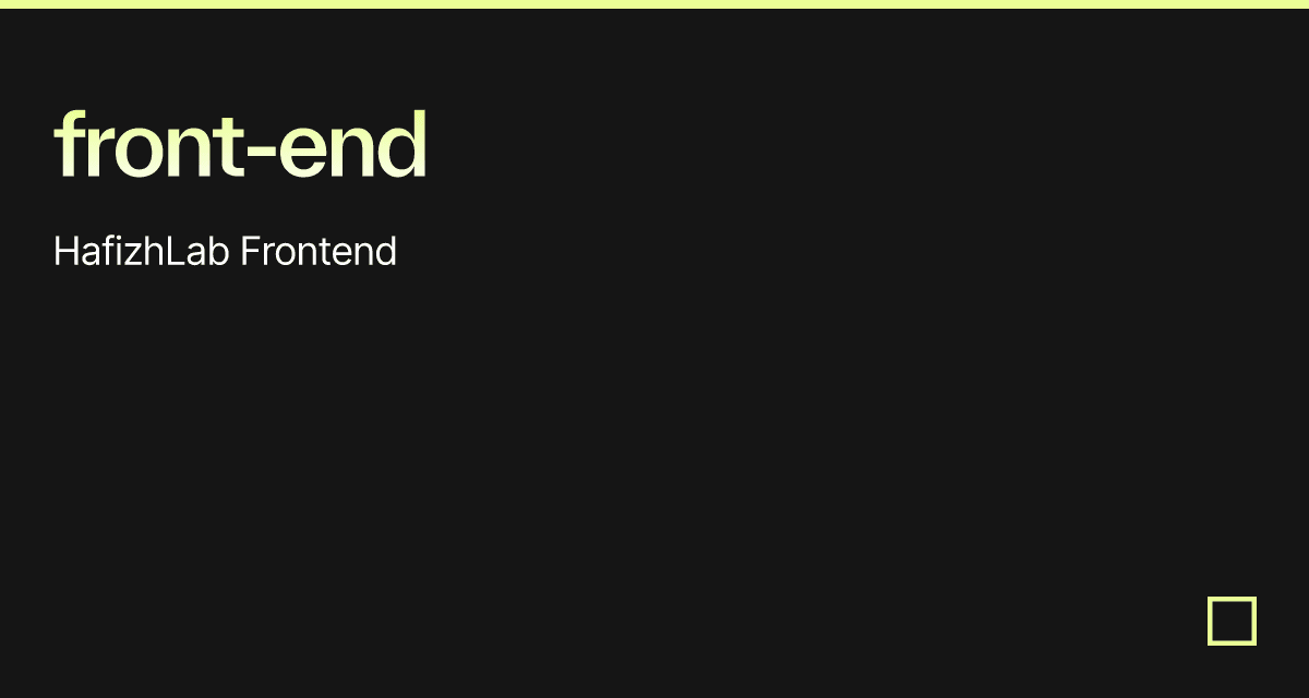 front-end - Codesandbox