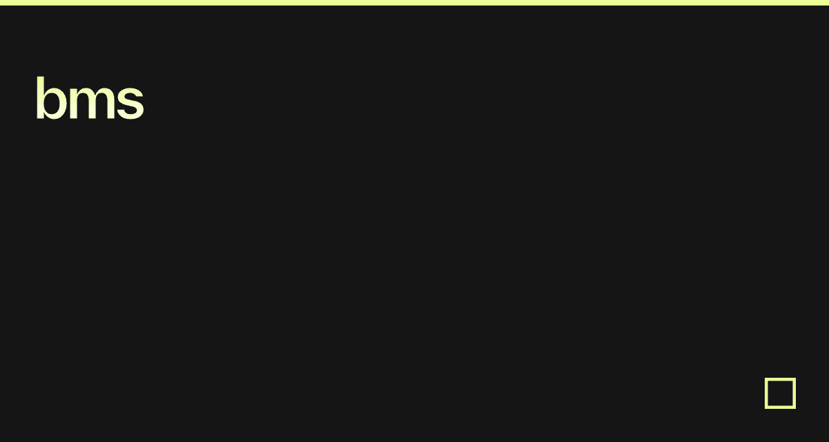 bms - Codesandbox