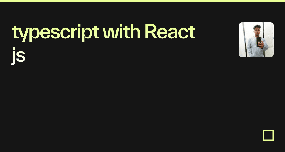 typescript with React js - Codesandbox
