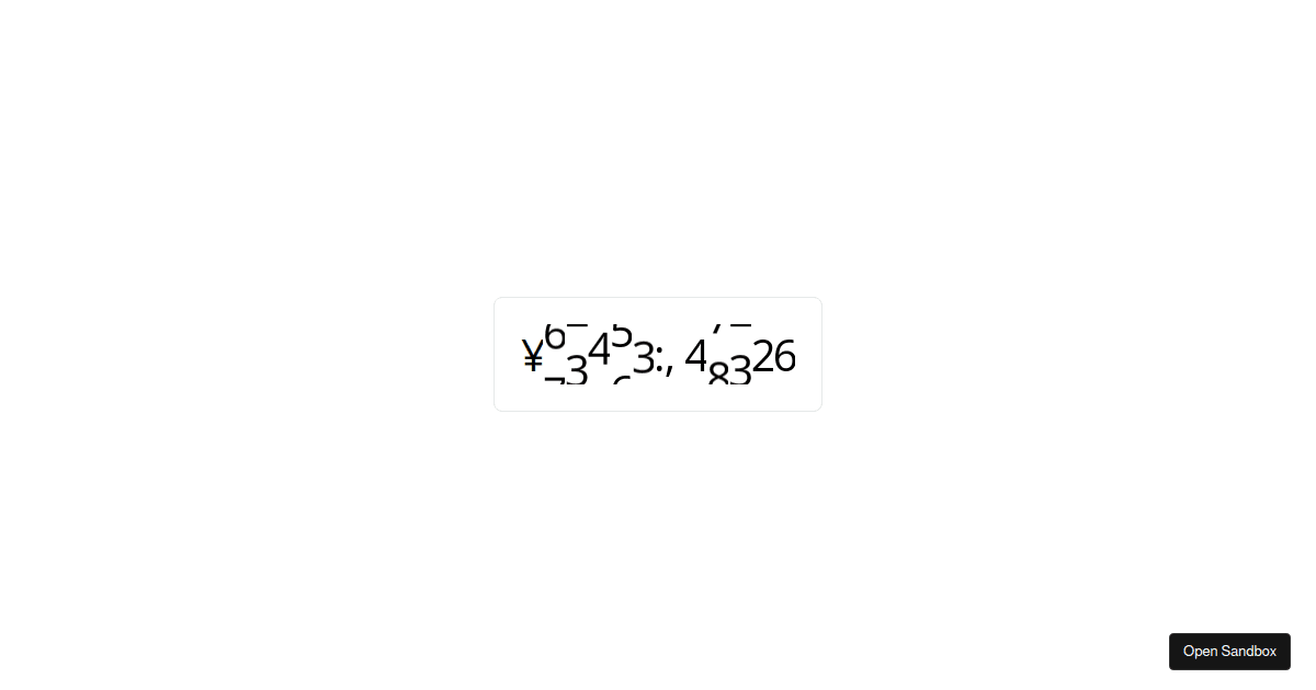 react-flip-ticker - Codesandbox