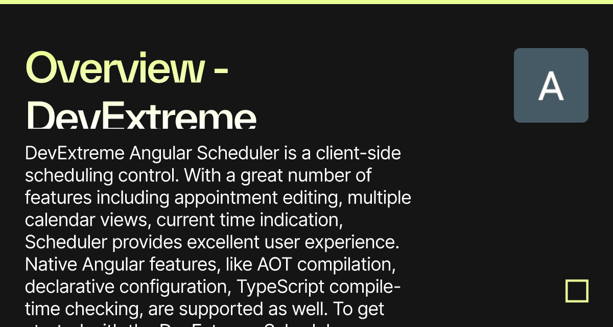 Overview - DevExtreme Scheduler (forked) - Codesandbox