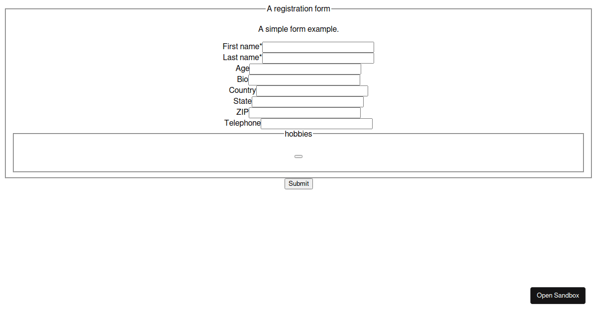Spike React Starter - Codesandbox