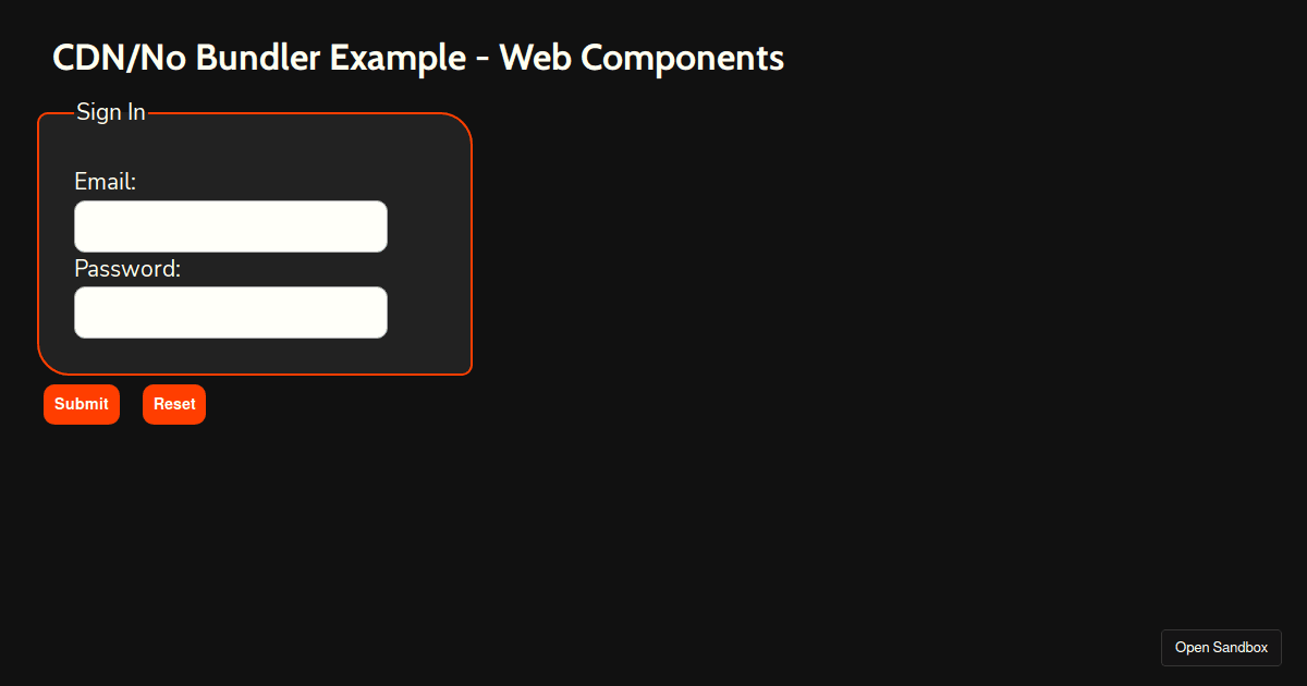 @example/webcomponent-cdn - Codesandbox