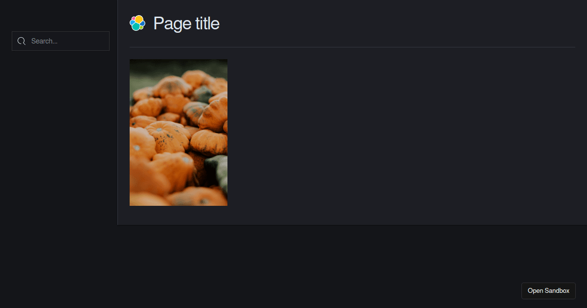 image fetch and display EUI - Codesandbox