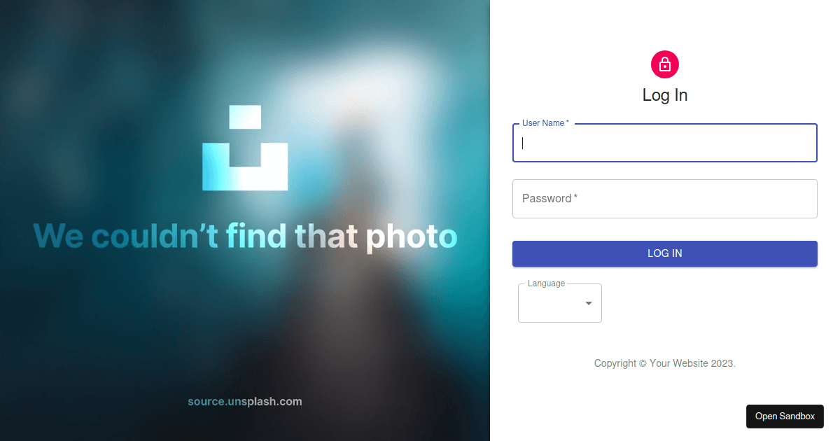 react-login-demo - Codesandbox