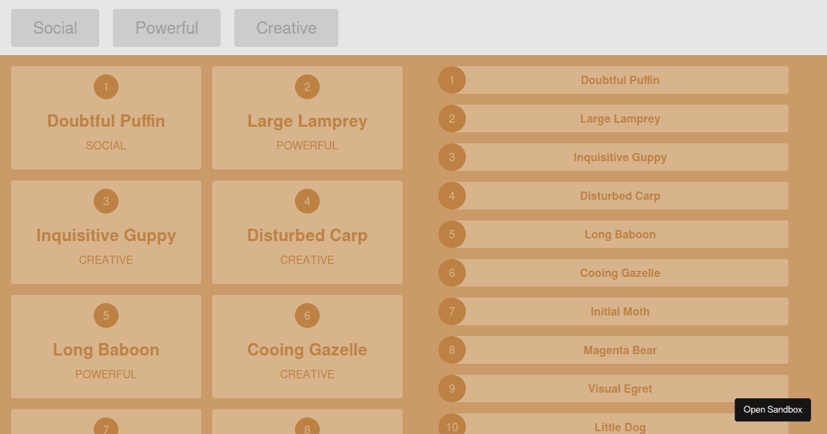 React Redux Scroll To Item Codesandbox