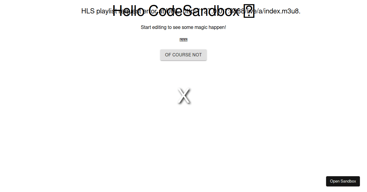 live-streaming-video - Codesandbox