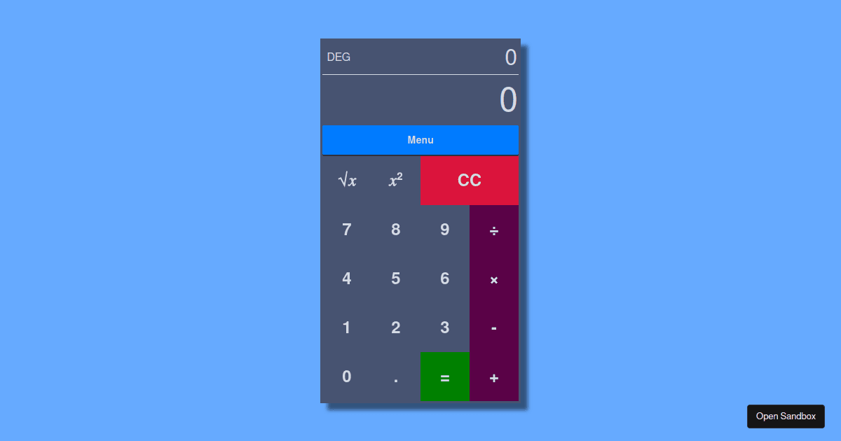 Calculator - Codesandbox