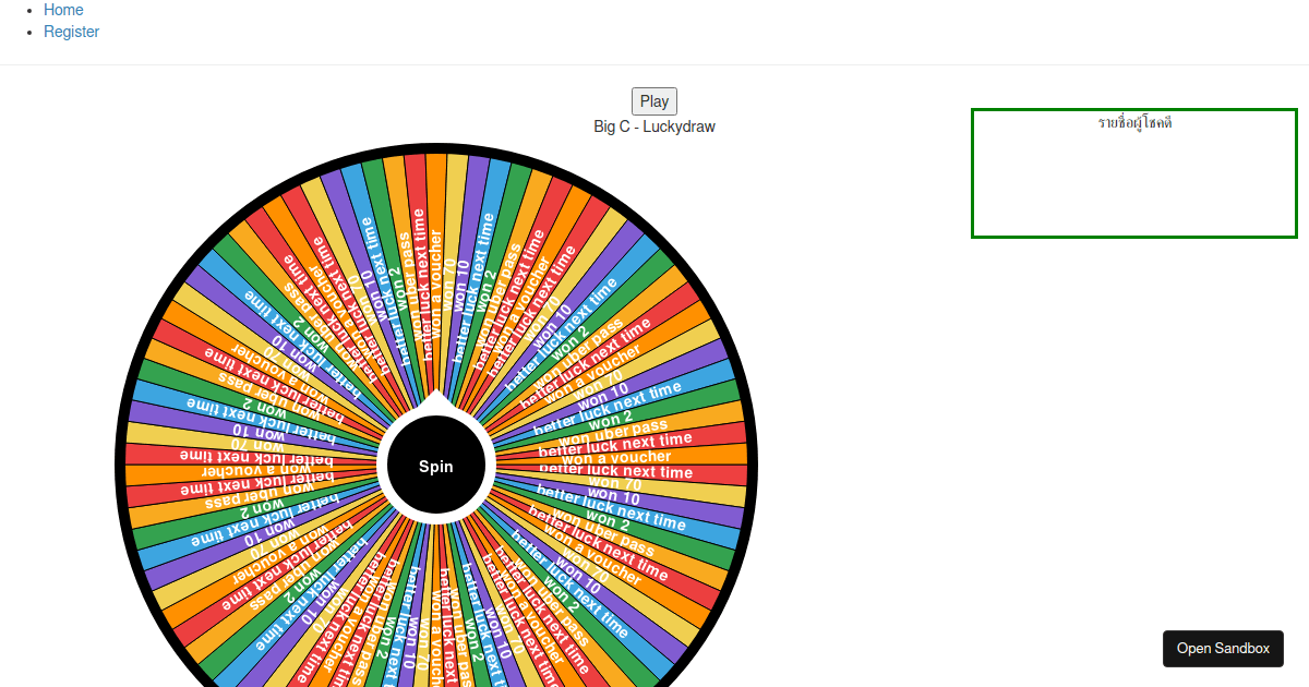 lucky-draw - Codesandbox