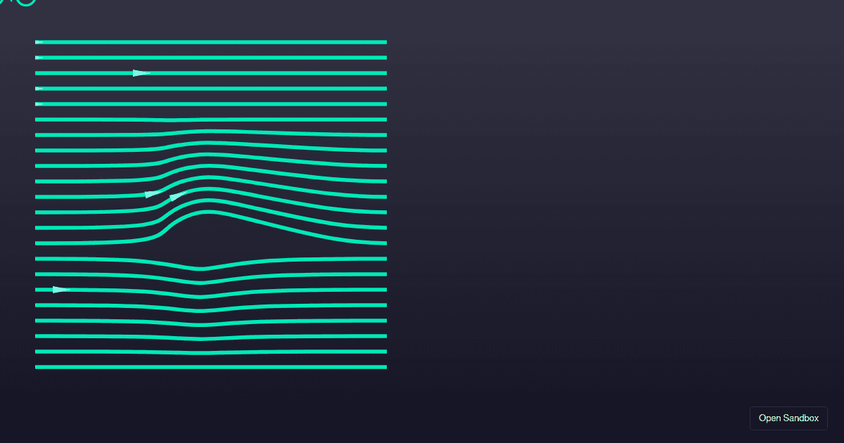 aerodynamic animation (forked) - Codesandbox