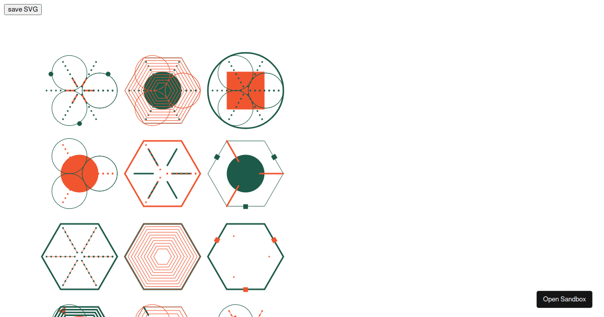 P5 in React - Drawing Example - Codesandbox