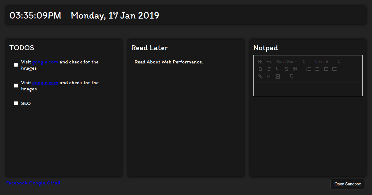 chrome-ext - Codesandbox