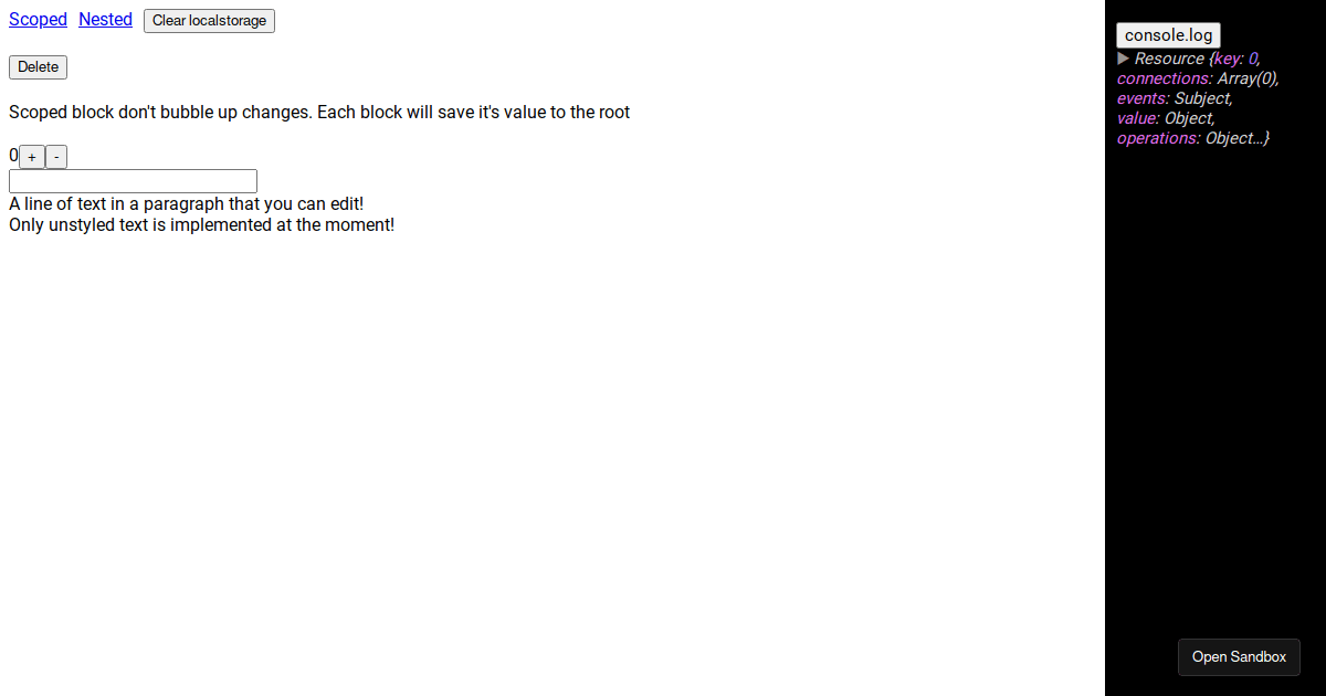 resource - Codesandbox