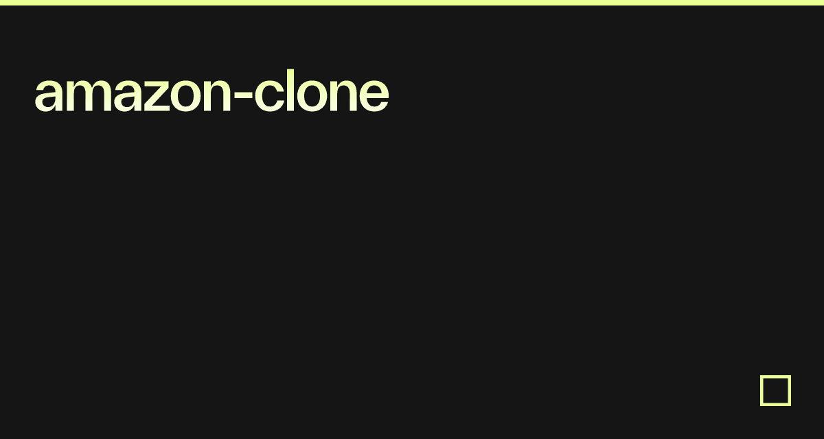 amazon-clone - Codesandbox