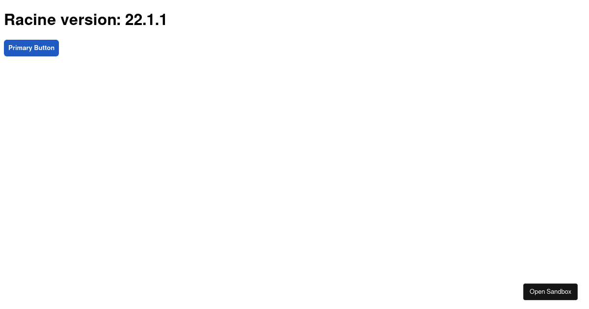 Racine Base - Codesandbox