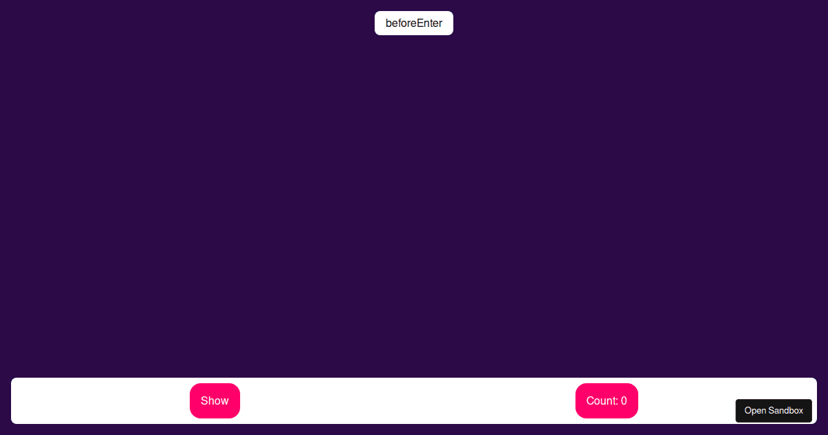 animate-presence sequence state retain - Codesandbox