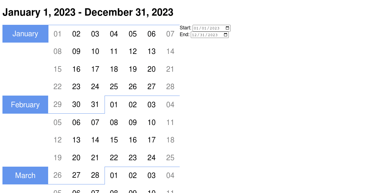 compact-calendar - Codesandbox