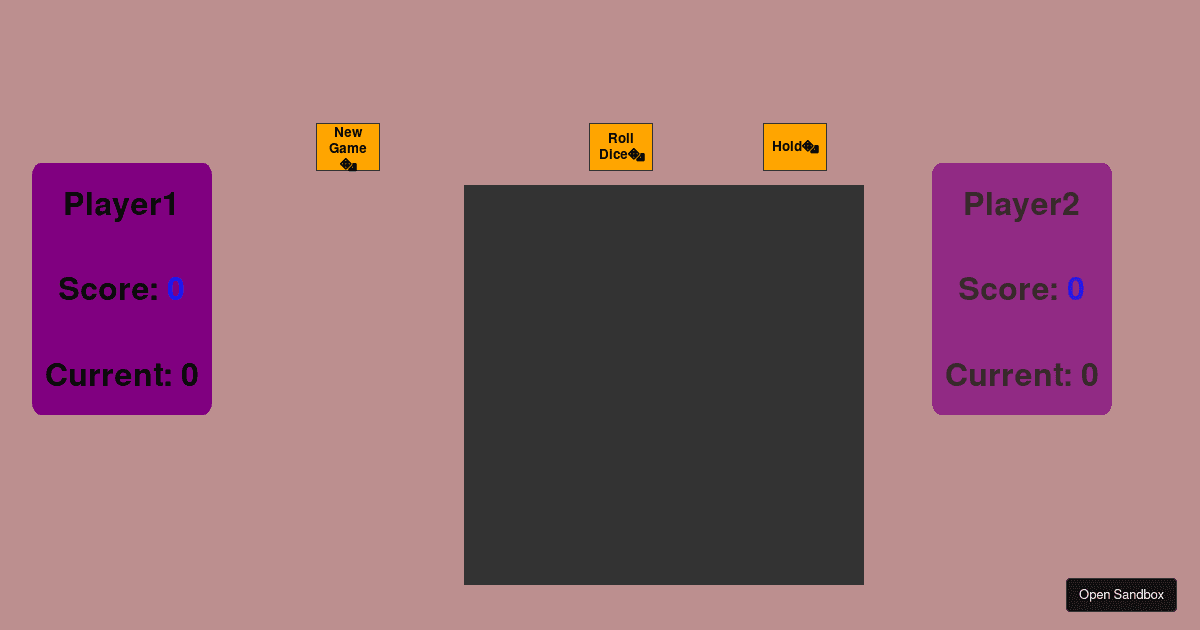 dicegame - Codesandbox
