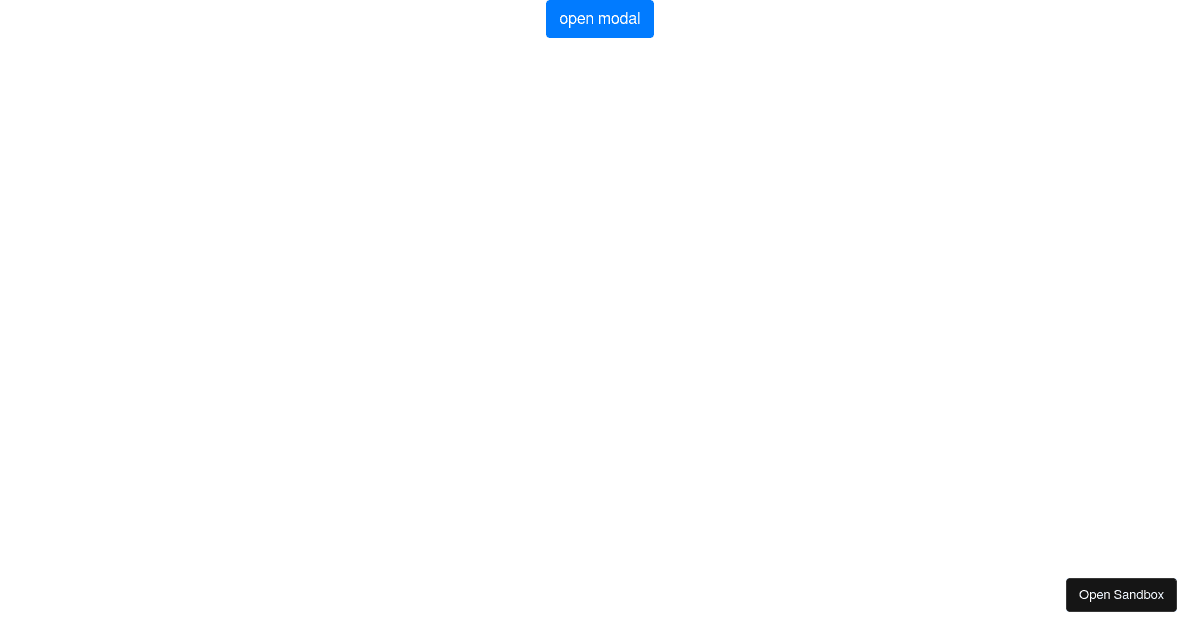 react-modal-example - Codesandbox