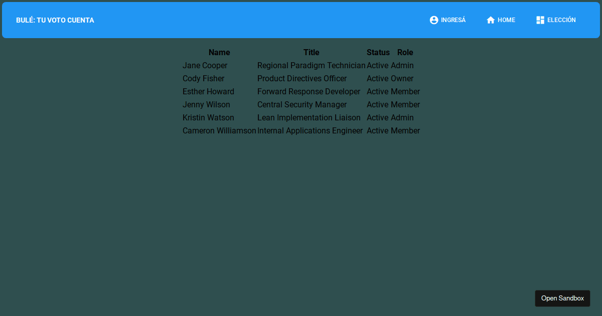 bule-voting-system - Codesandbox