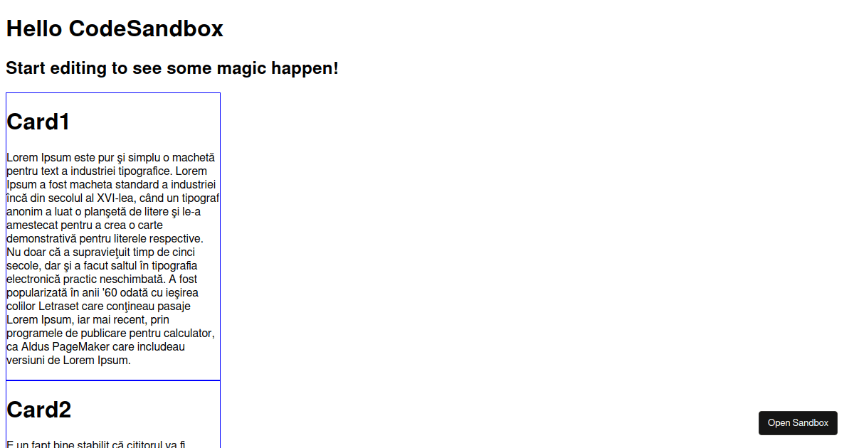 react equalizer - Codesandbox