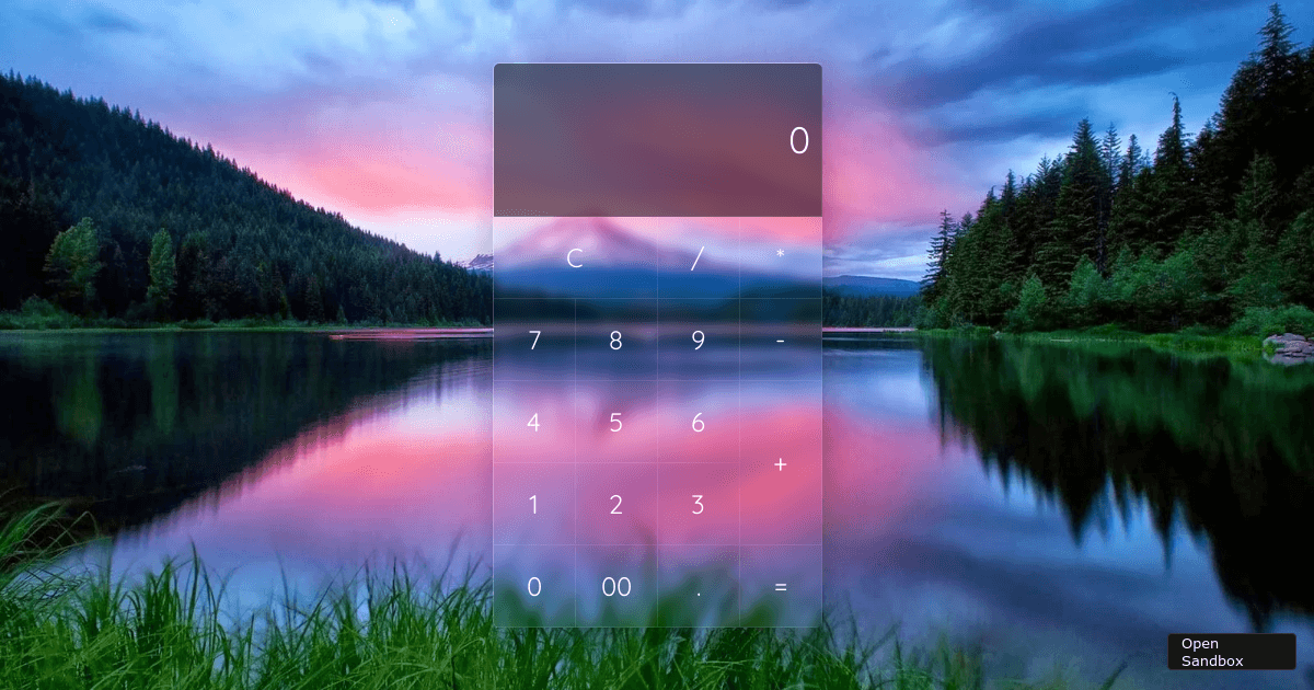 calculator (forked) - Codesandbox