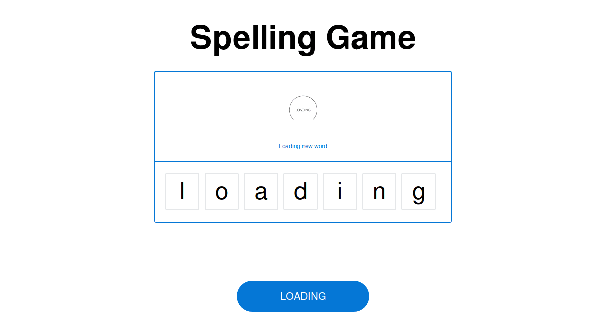 spelling-game - Codesandbox
