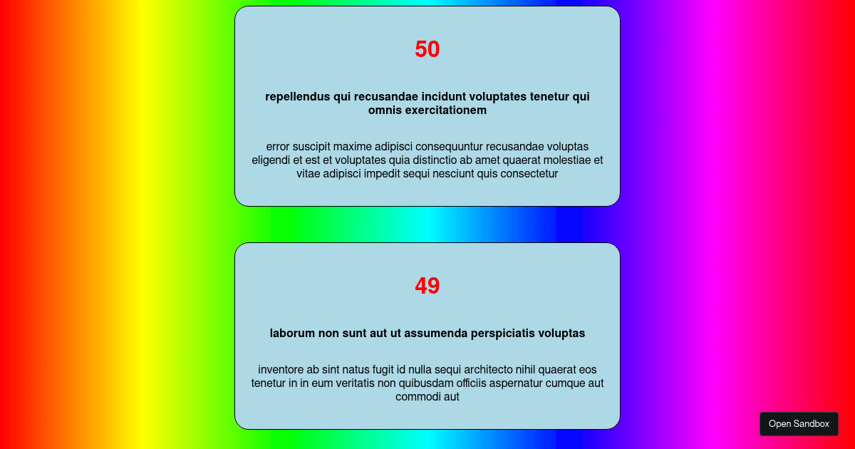 Project #4 - Codesandbox
