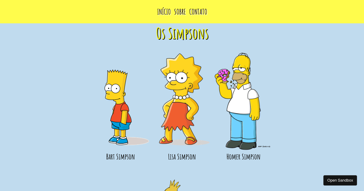 aula 31-05 os-simpsons - Codesandbox