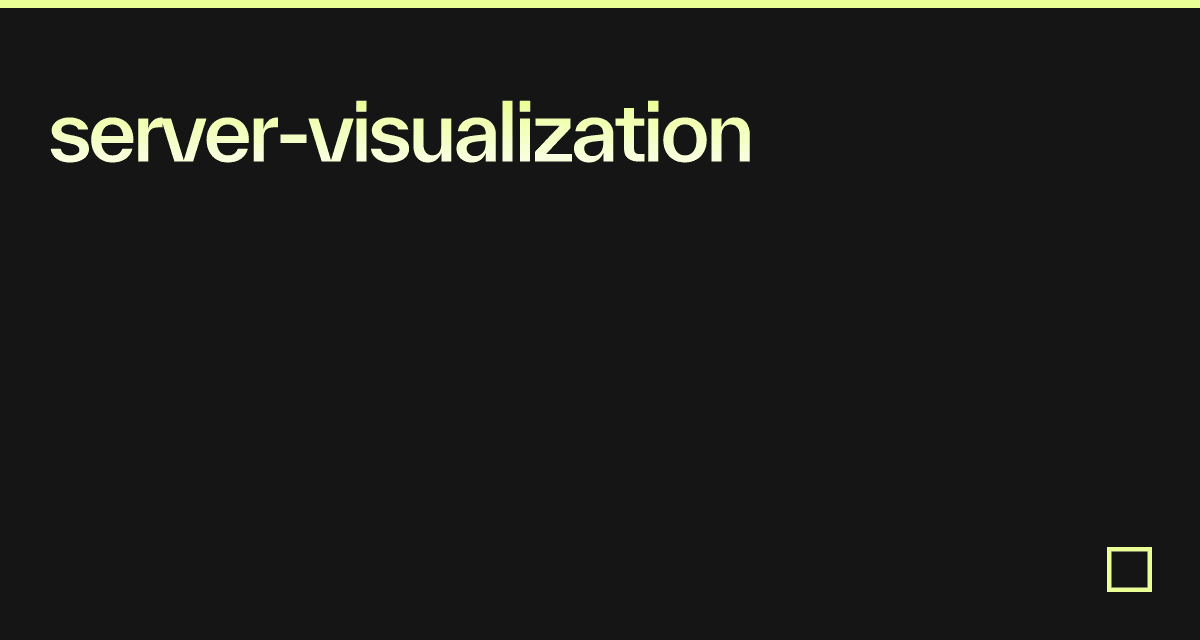 Server Visualization Codesandbox 8795