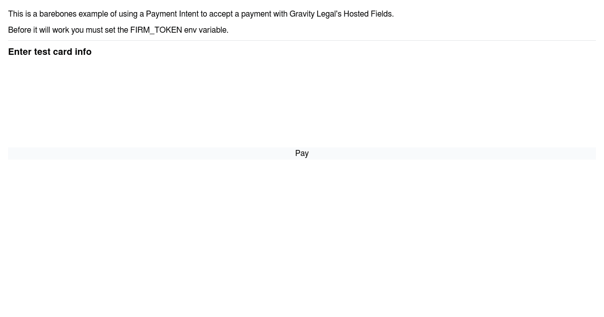 Hosted Fields - Card Only - Codesandbox