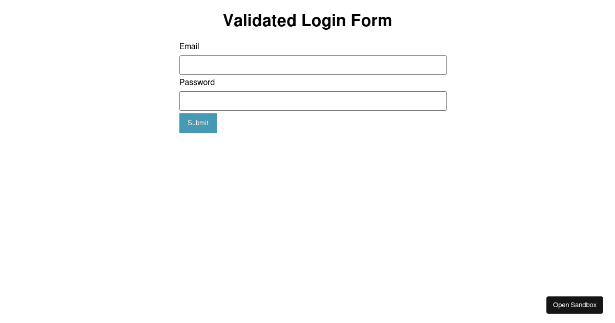 formik field example - Codesandbox