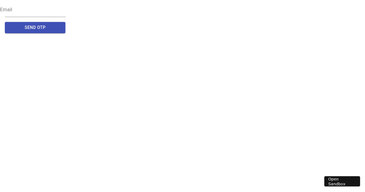 mail with otp verification - Codesandbox mail with otp verification - Codesandbox
