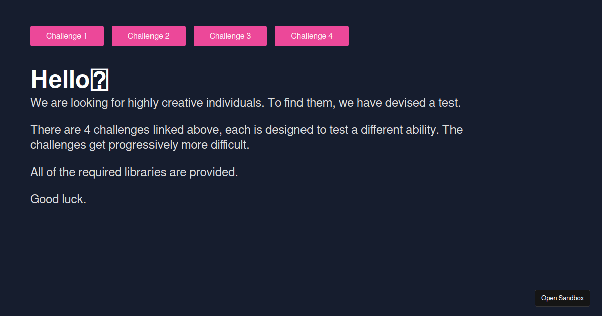 interview-challenge-dexi - Codesandbox