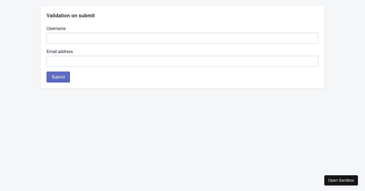 Polaris Form Builder - validation on submit (forked) - Codesandbox