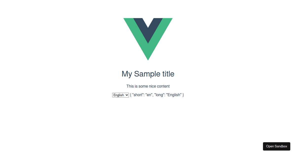 Vue i18n Example (forked) - Codesandbox