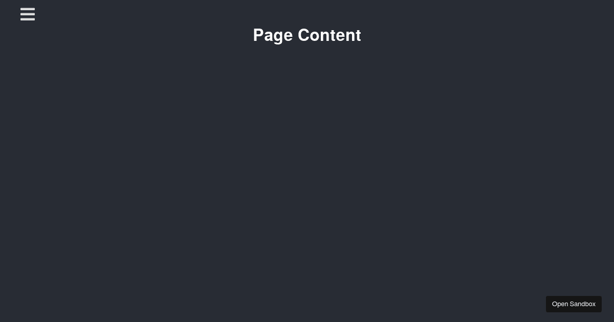 reactrix-sidebar - Codesandbox