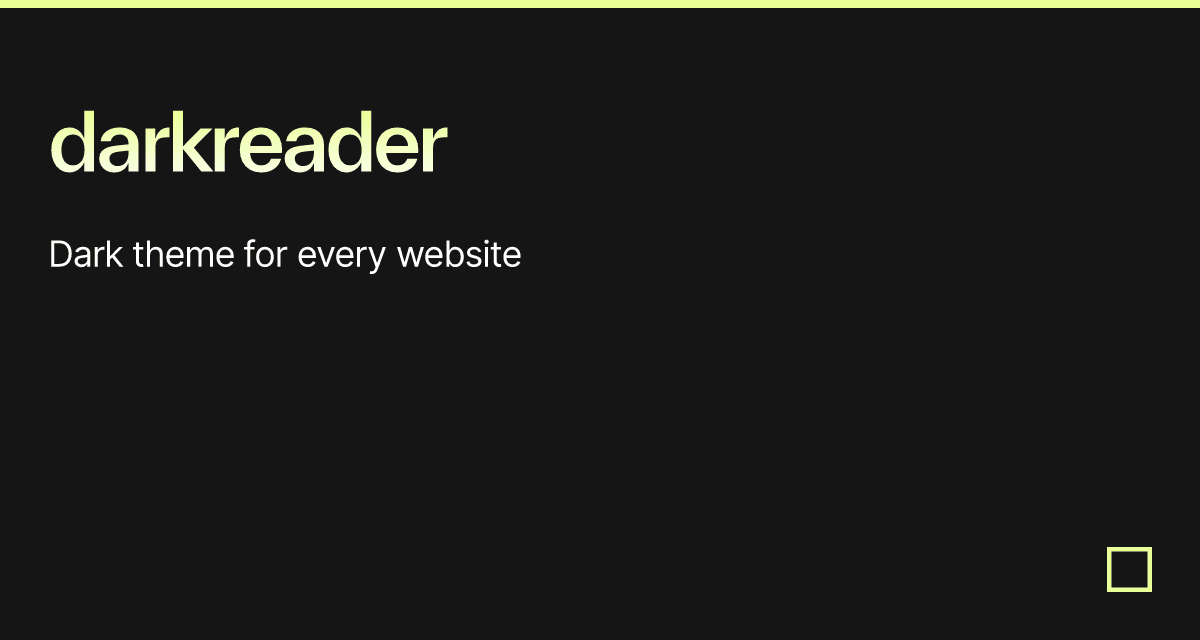darkreader - Codesandbox