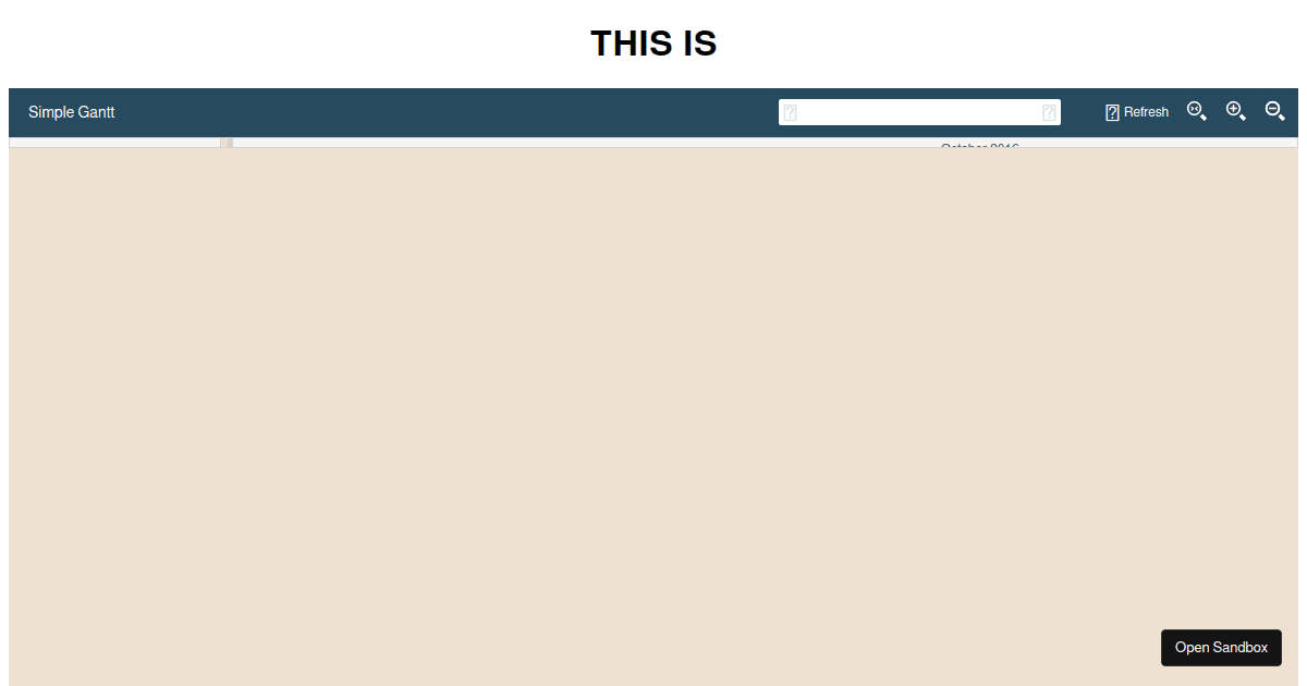 Ibm Gantt Chart React Codesandbox