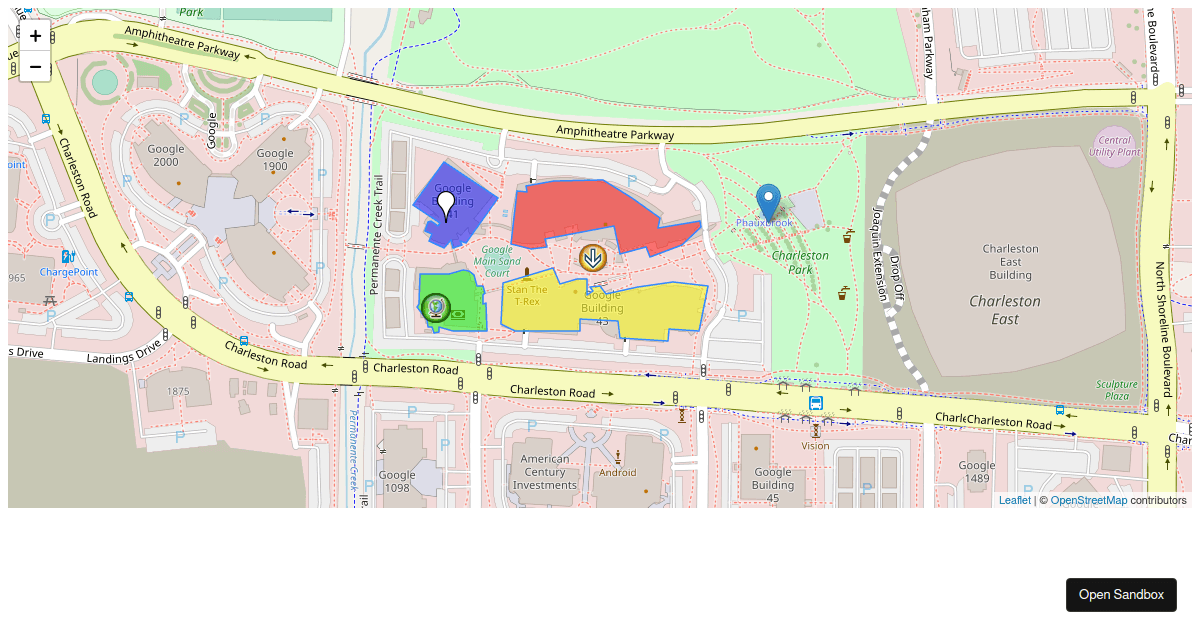 Basic Usage React Leaflet V3 Forked Codesandbox