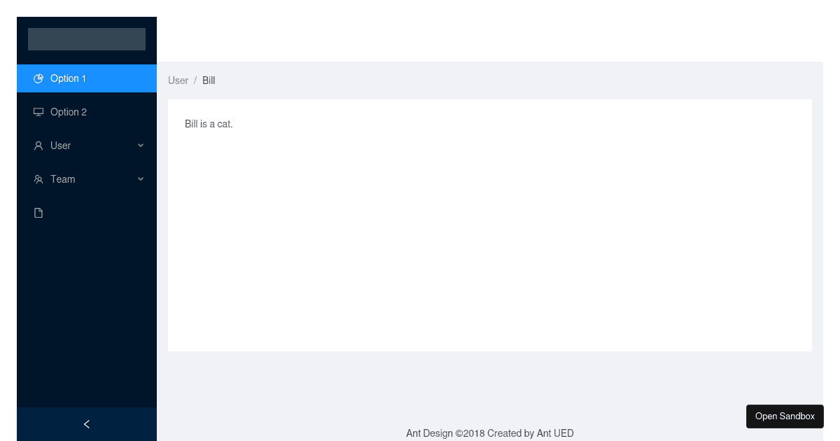 Sider - Ant Design Demo - Codesandbox Sider - Ant Design Demo - Codesandbox