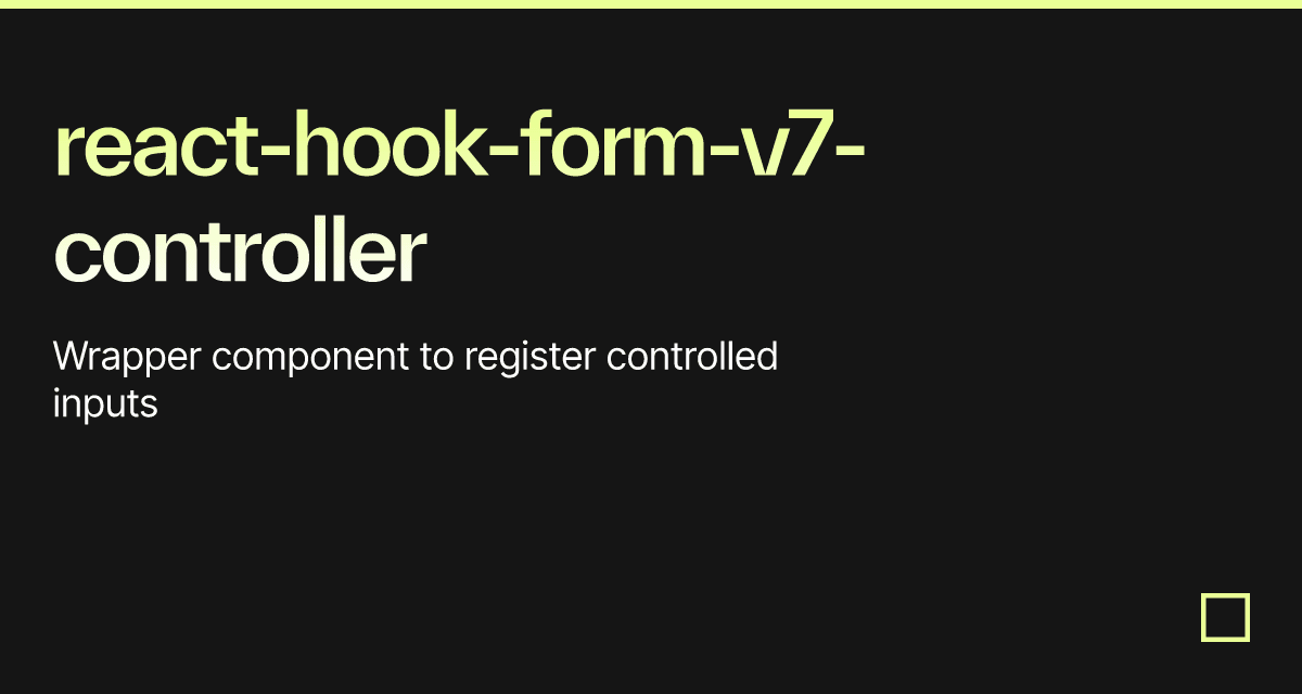 react-hook-form-v7-controller - Codesandbox