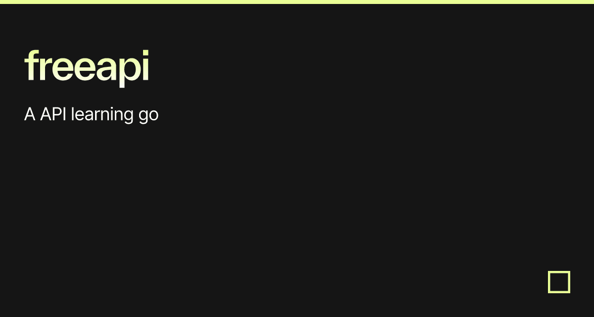 freeapi - Codesandbox