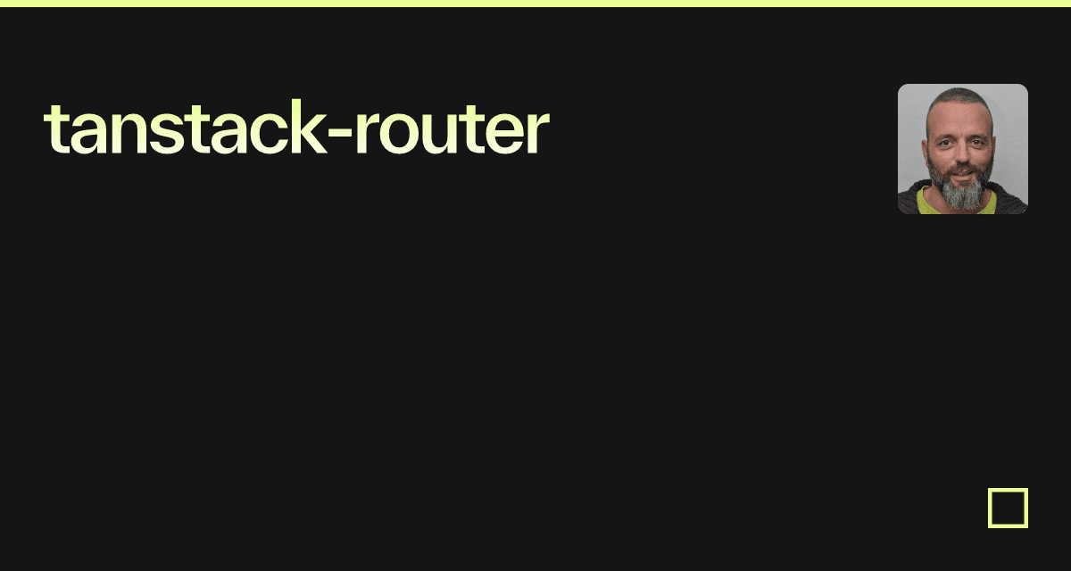 tanstack-router - Codesandbox