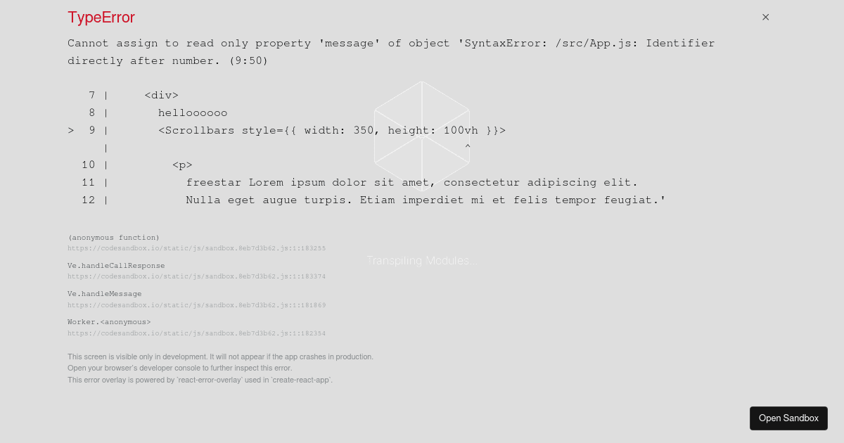 react-custom-scrollbars-2 (forked) - Codesandbox react-custom-scrollbars-2 (forked) - Codesandbox