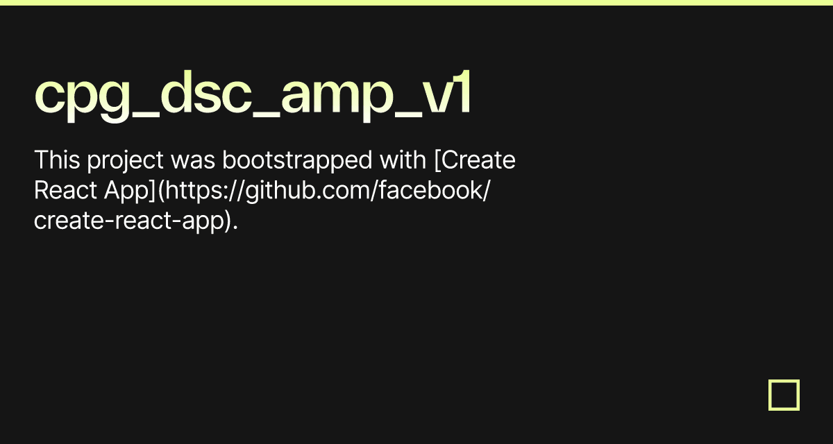 cpg_dsc_amp_v1 - Codesandbox