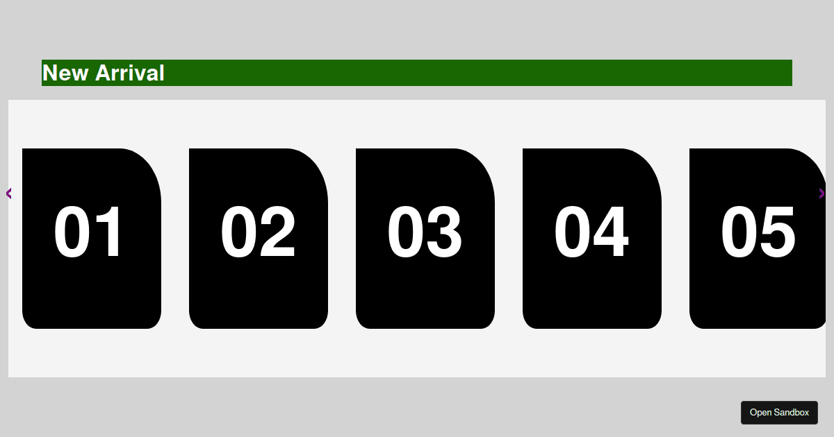 slider - Codesandbox