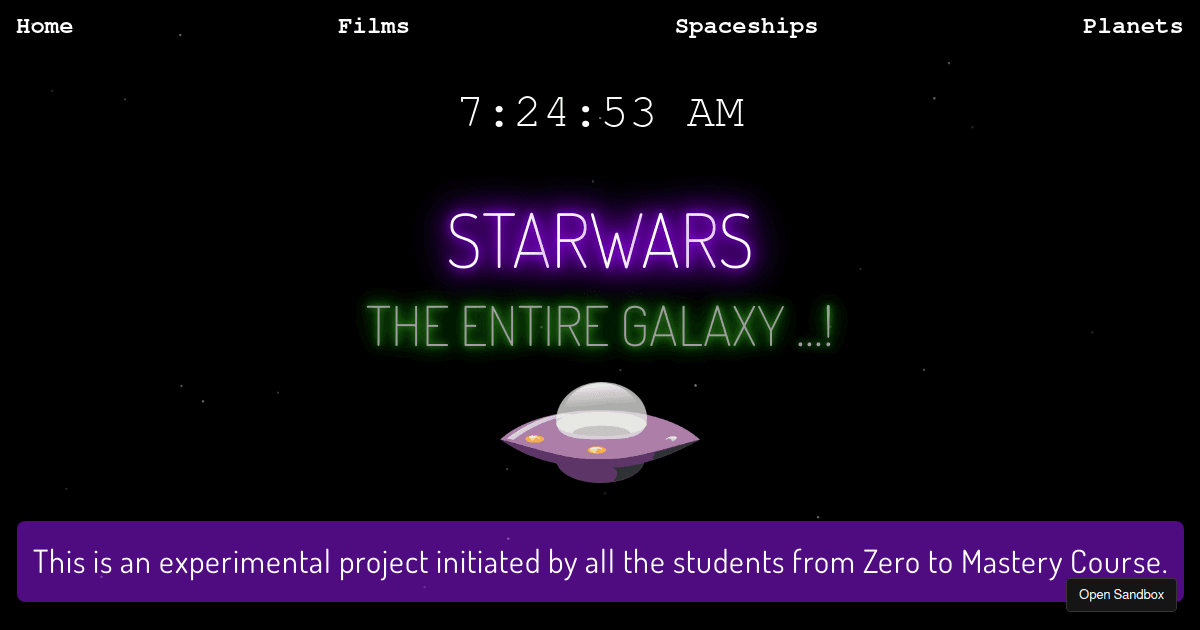 starwars - Codesandbox