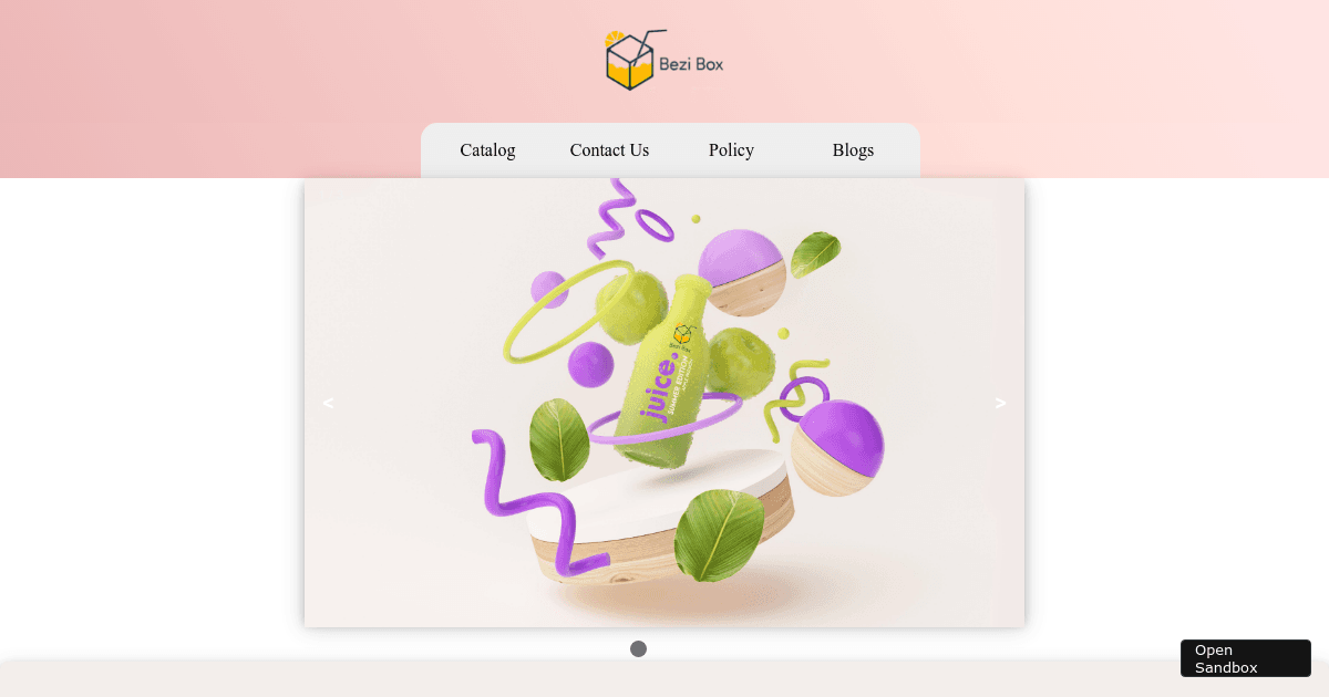 Bezi Box - Codesandbox