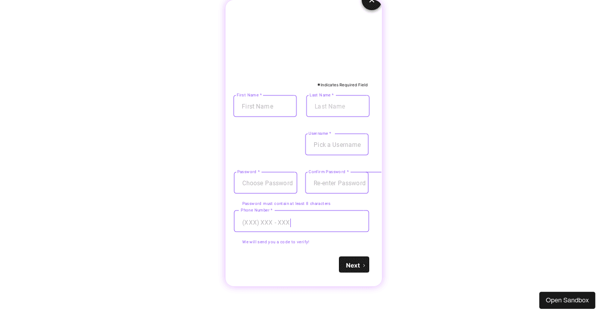 React Package Codesandbox